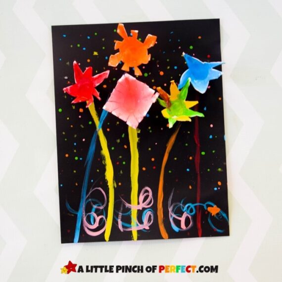 12 Fireworks Crafts for Kids to Make & Celebrate Safely