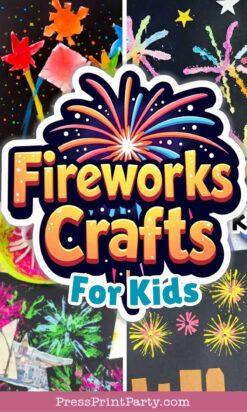 12 Fireworks Crafts for Kids to Make & Celebrate Safely