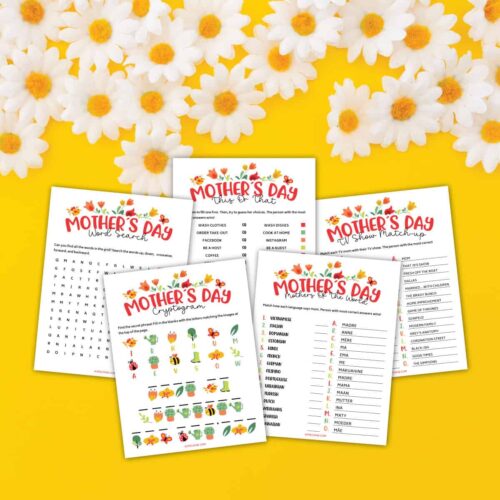 20 Free Mother’s Day Printables Kids Can Gift with Love