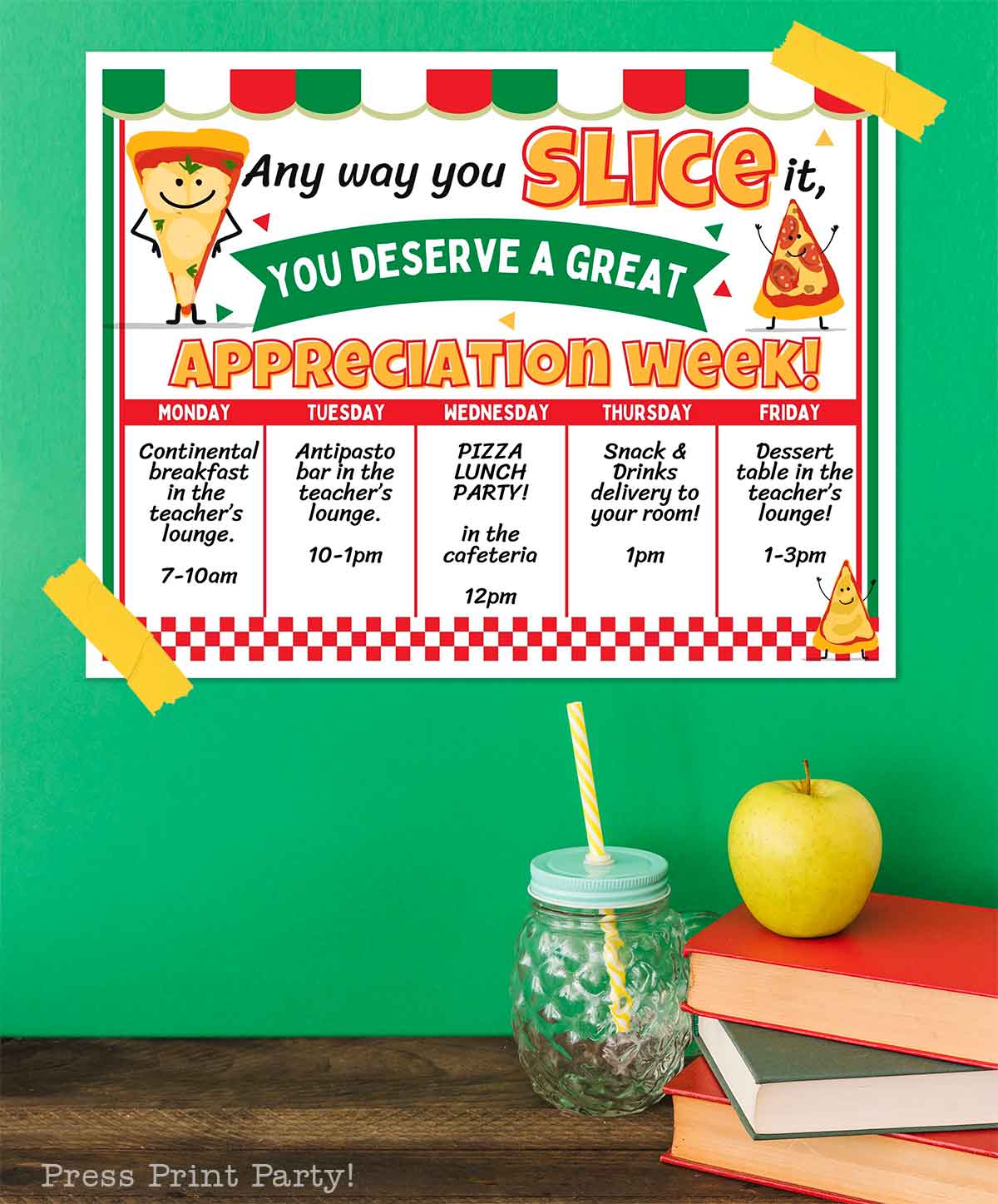 Throw the Best Pizza Teacher Appreciation Week Bash