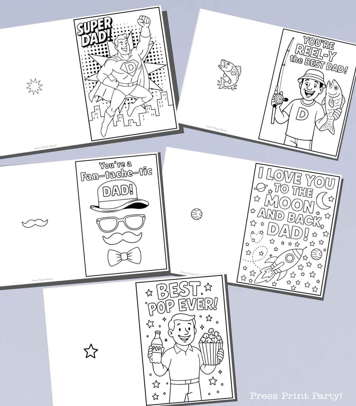 5 Father’s Day Coloring Cards Cooler Than a New Tie