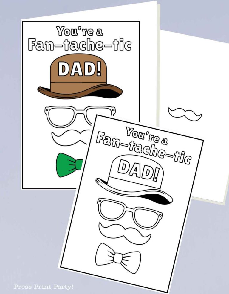 5 Father’s Day Coloring Cards Cooler Than a New Tie