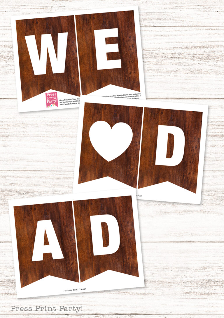 Free We Love Dad Father's Day Banner Printable