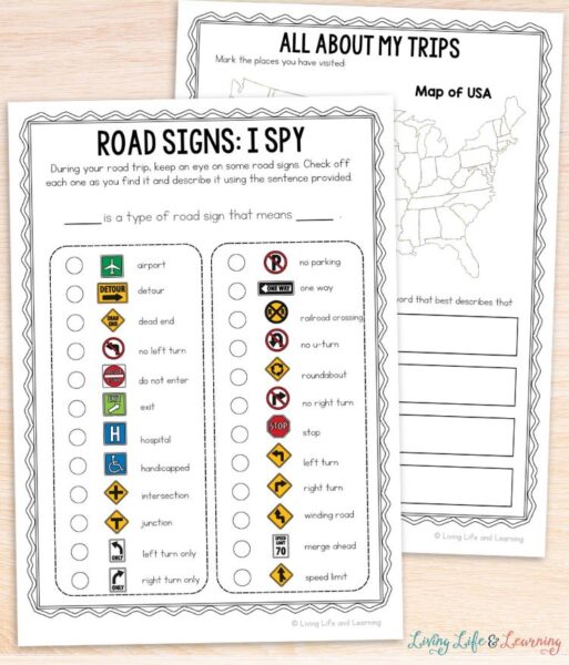 20 Fun Printable Road Trip Activities for Kids