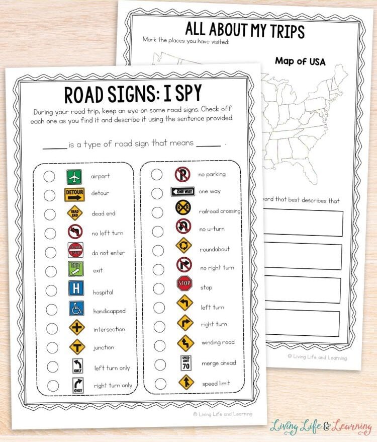 20 Fun Printable Road Trip Activities for Kids