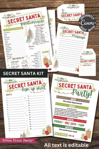 100+ Thoughtful Secret Santa Messages and Poems for Gifts