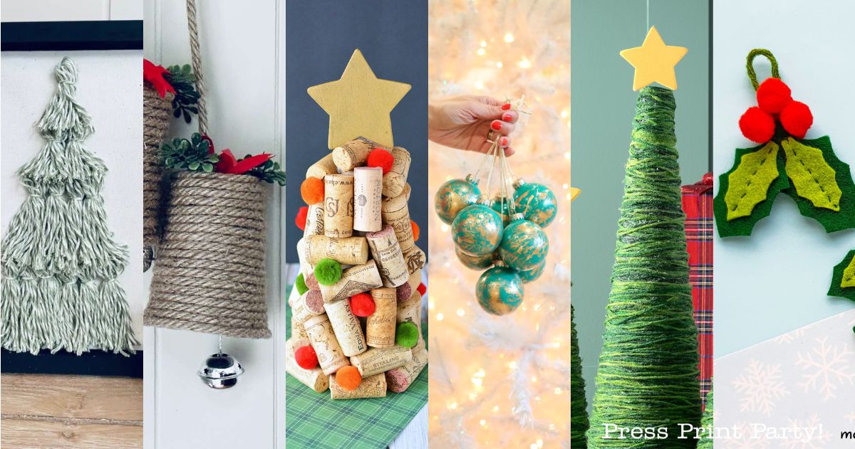 20 Festive Christmas Crafts for Adults To Make Gifts & Decor