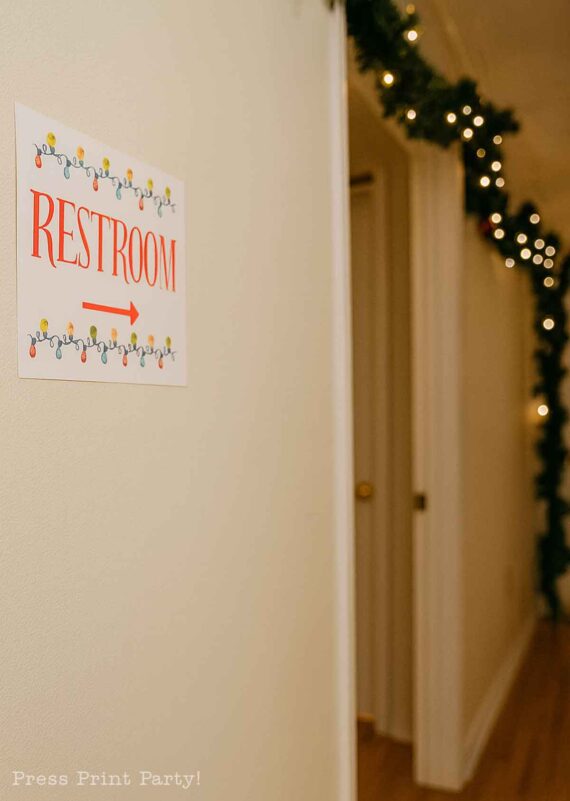 Free Printable Christmas Signs for a Stress-Free Party
