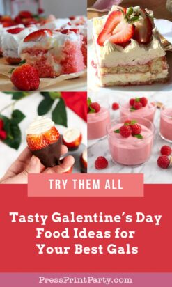 Tasty Galentine’s Day Food Ideas for Your Best Gals